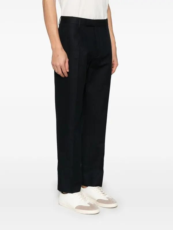 Zegna Pleat-detail Trousers - Blue