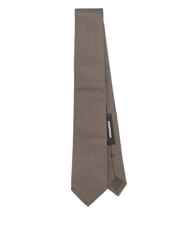 Dsquared2 Silk Neck Tie - Brown
