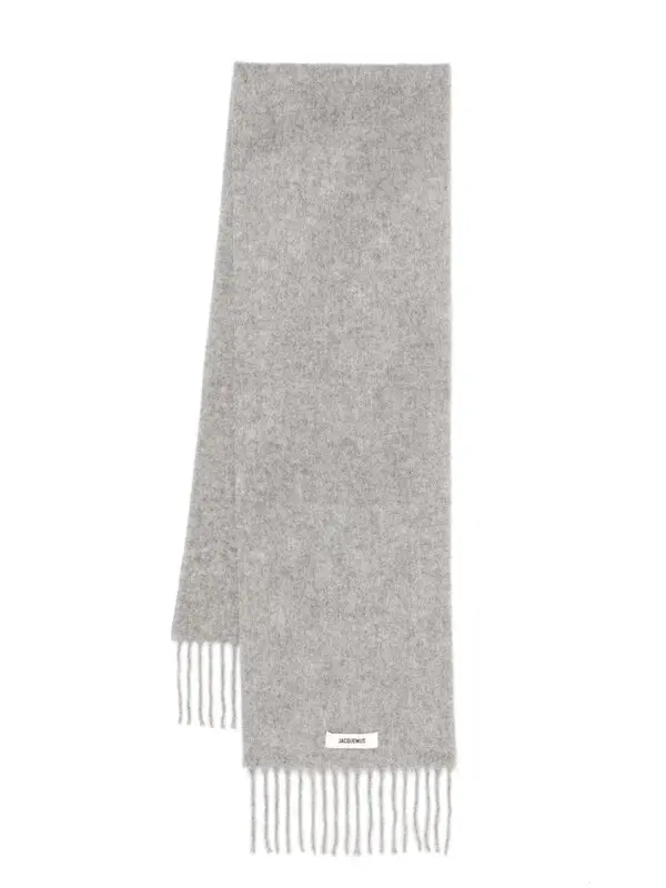 Jacquemus L'echarpe Scarf - Grey