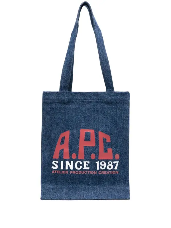 A.p.c. Lou Tote Bag - Blue