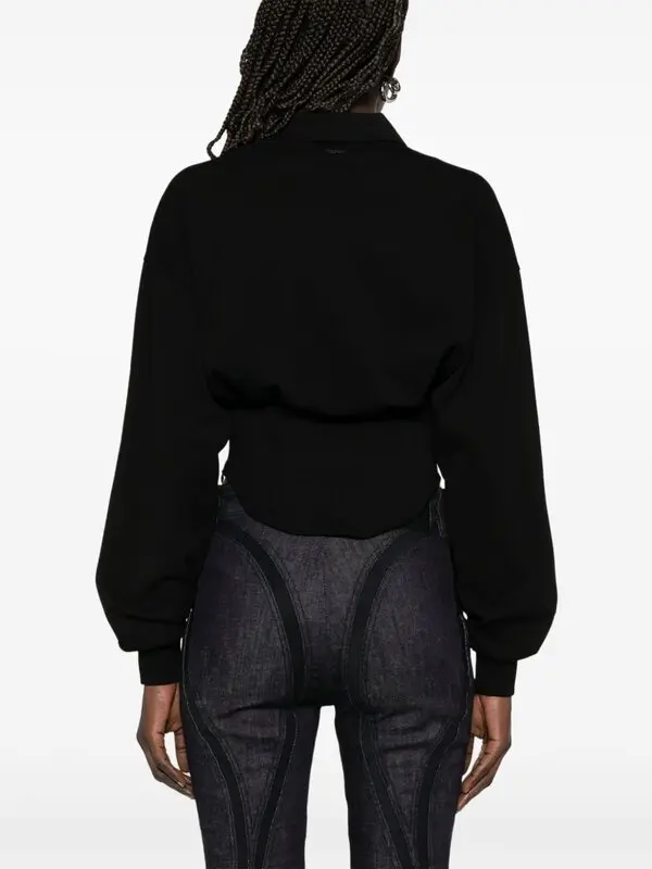 MUGLER Corseted Polo Shirt