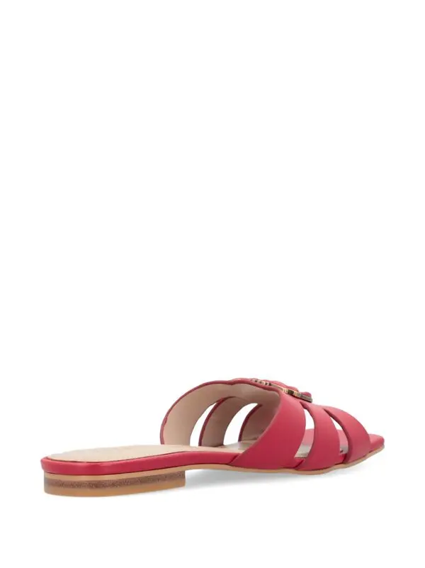 Pinko Love Birds-motif Sandals - Red