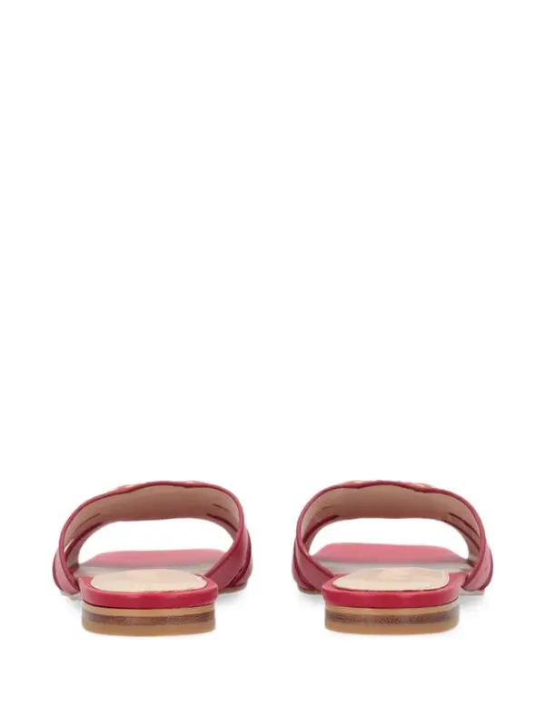 Pinko Love Birds-motif Sandals - Red