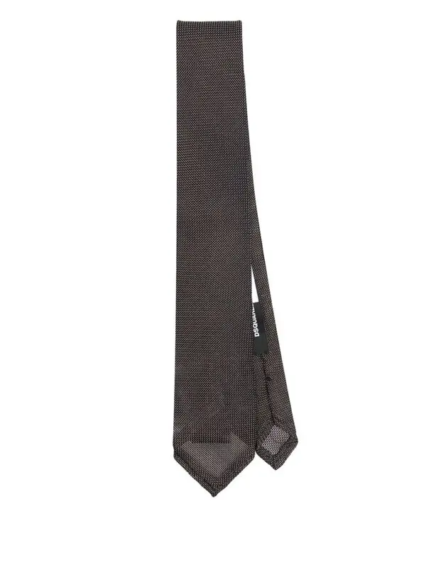 Dsquared2 Silk Neck Tie - Neutrals