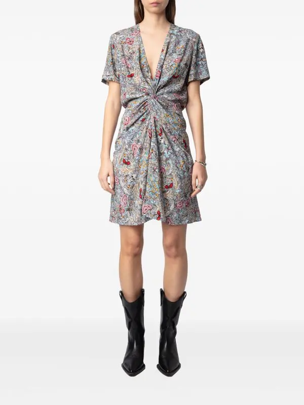 Zadig&Voltaire Rozom Mini Dress - Blue