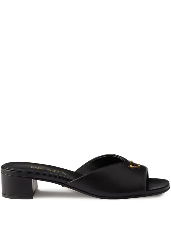 Prada 35mm Padded Leather Sandals