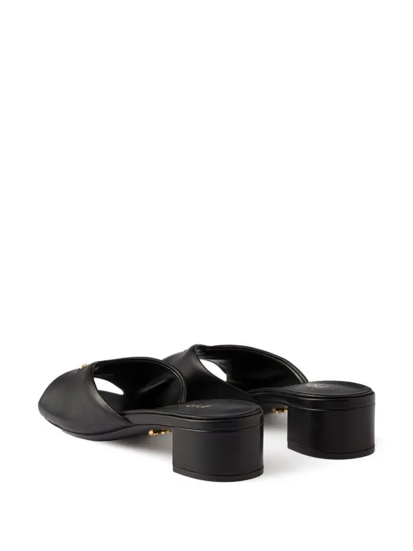 Prada 35mm Padded Leather Sandals