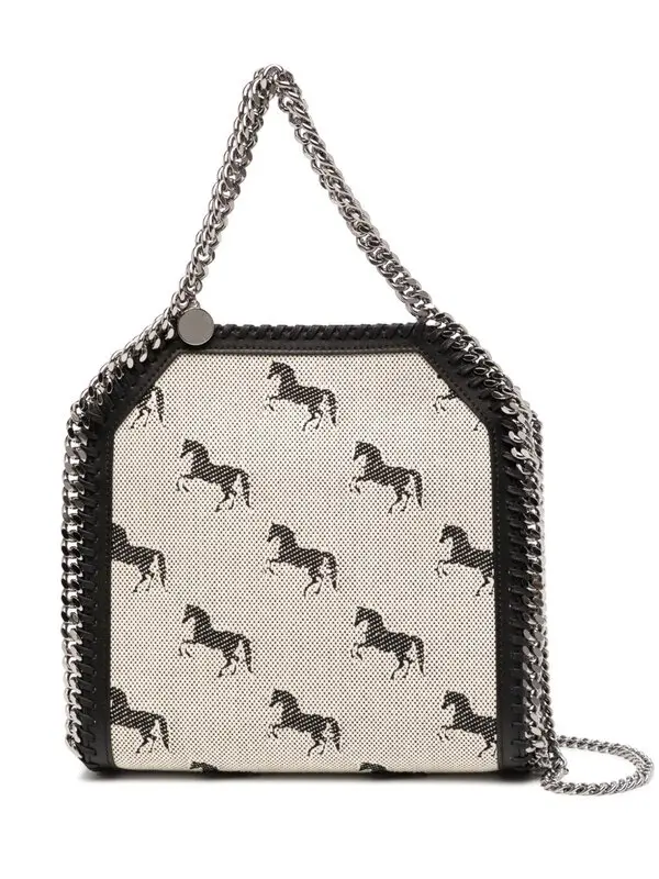 Stella McCartney Eco Horses Jacquard Tote