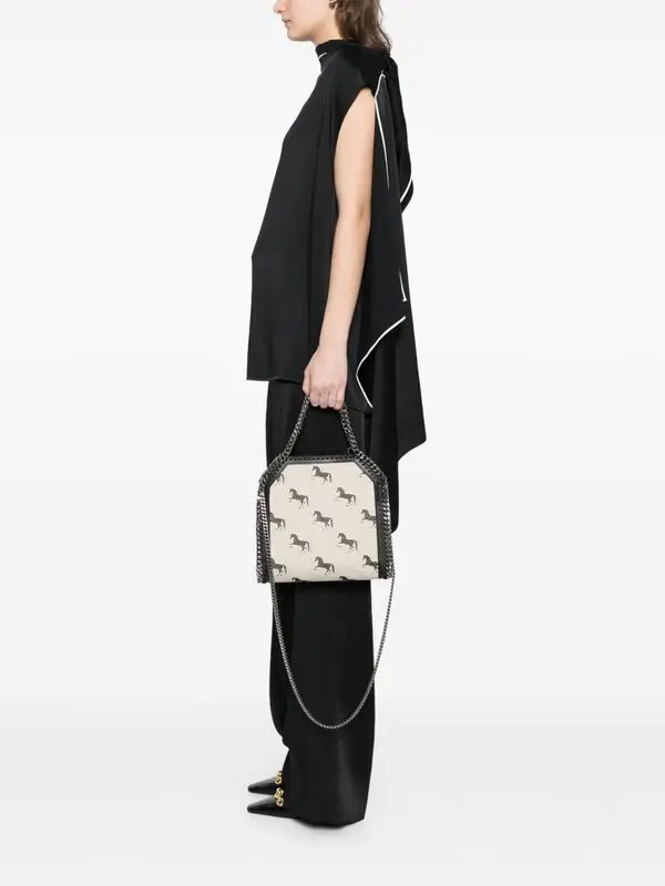 Stella McCartney Eco Horses Jacquard Tote