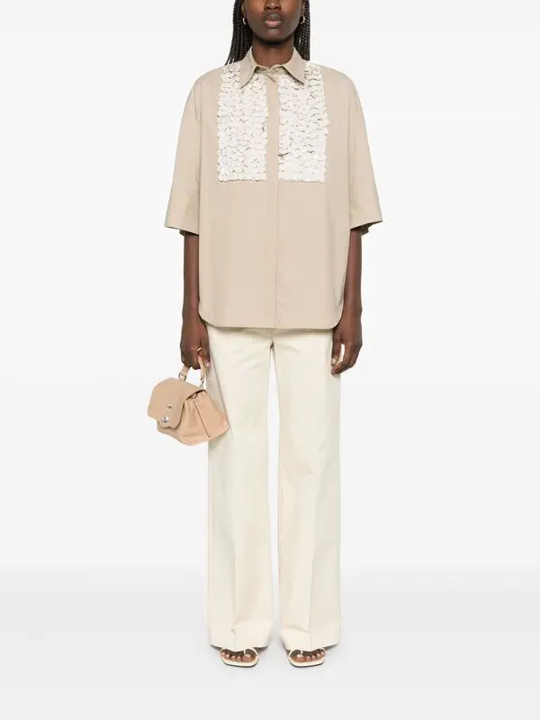 P.a.r.o.s.h Embellished Shirt - Neutrals