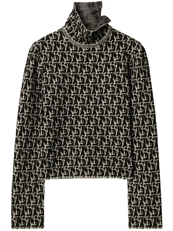 Burberry B Charm Intarsia Sweater