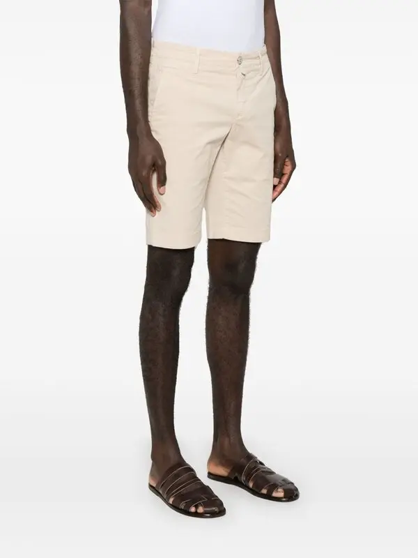 Jacob Cohen Logo-plaque Chino Shorts - Neutrals