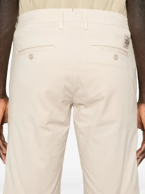 Jacob Cohen Logo-plaque Chino Shorts - Neutrals