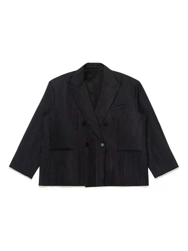 MAINLESS Pinstripe Double-breasted Blazer
