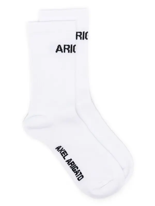 Axel Arigato Block Jacquard Socks - White