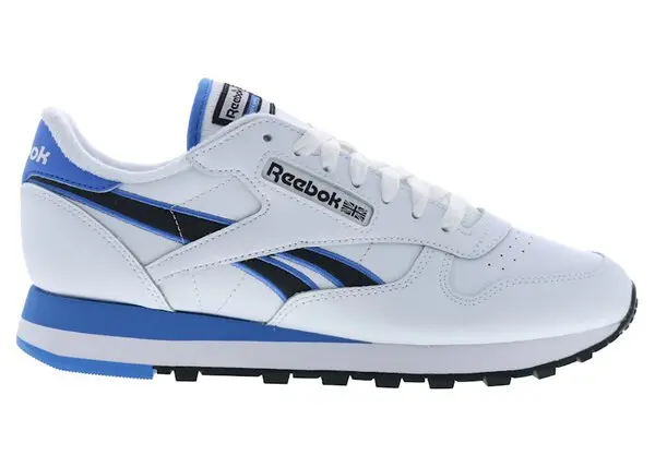 REEBOK Classic Leather Sneakers - White/kinetic Blue/black