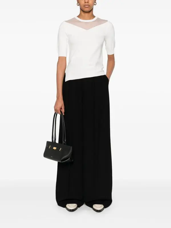 Dkny Sheer-panel T-shirt