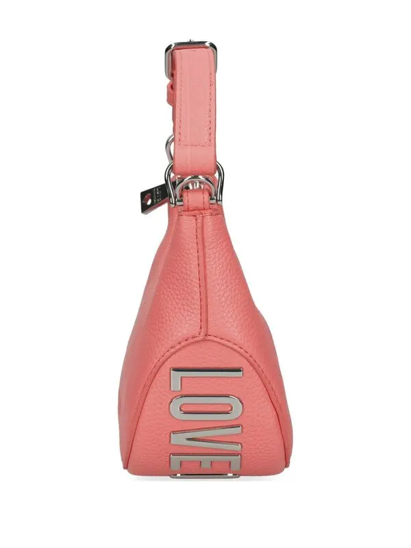 Moschino Giant Logo Shoulder Bag - Red