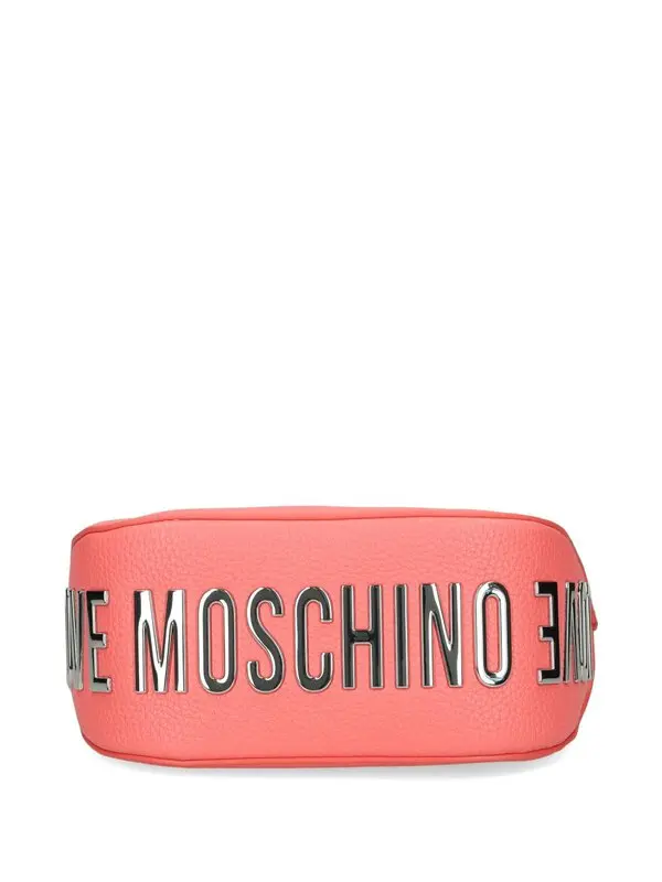 Moschino Giant Logo Shoulder Bag - Red