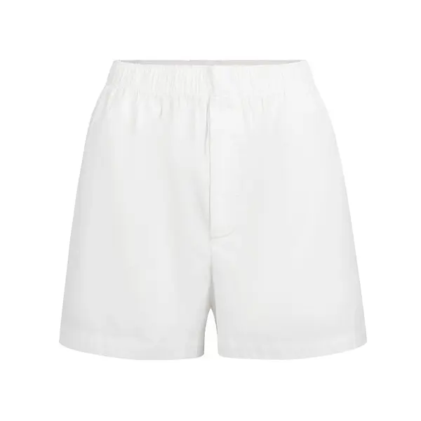 SKIMS Cotton Poplin Boxer - Snow