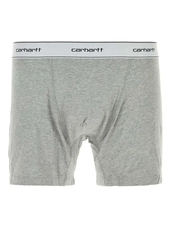 Carhartt Work In Progress Logo-waistband Boxers - Grey