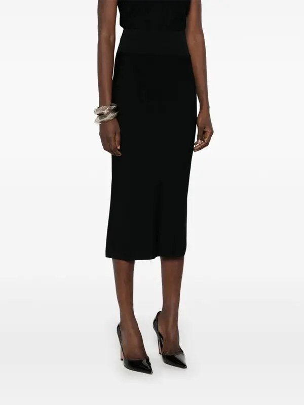 MUGLER High-waisted Midi Skirt