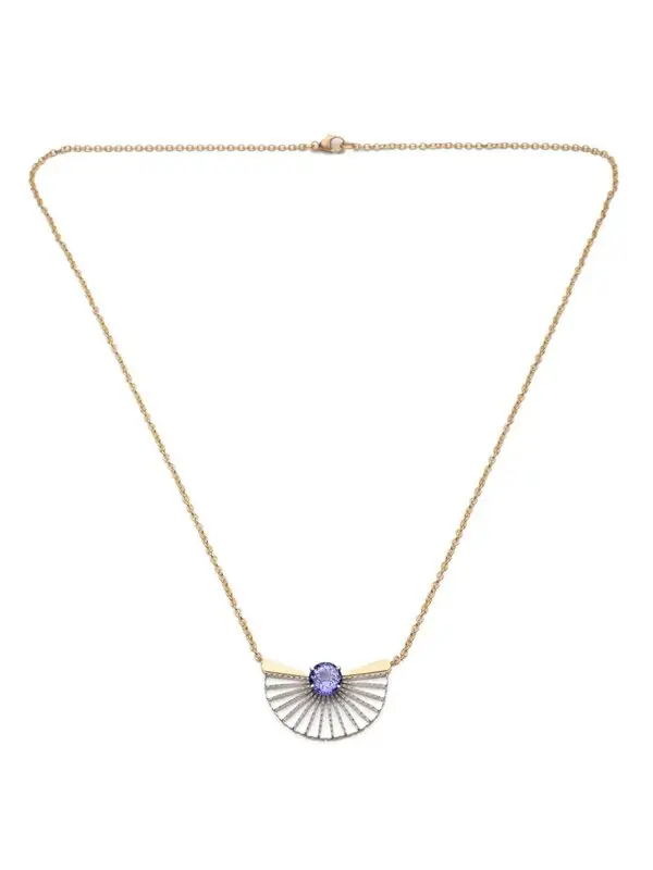 NIKOLLE RADI 18kt Yellow Tanzanite Necklace - Gold