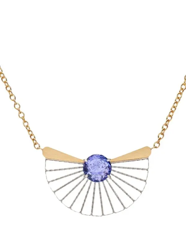 NIKOLLE RADI 18kt Yellow Tanzanite Necklace