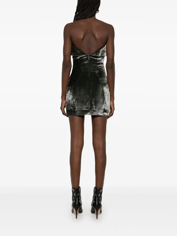 MUGLER Velvet Mini Dress