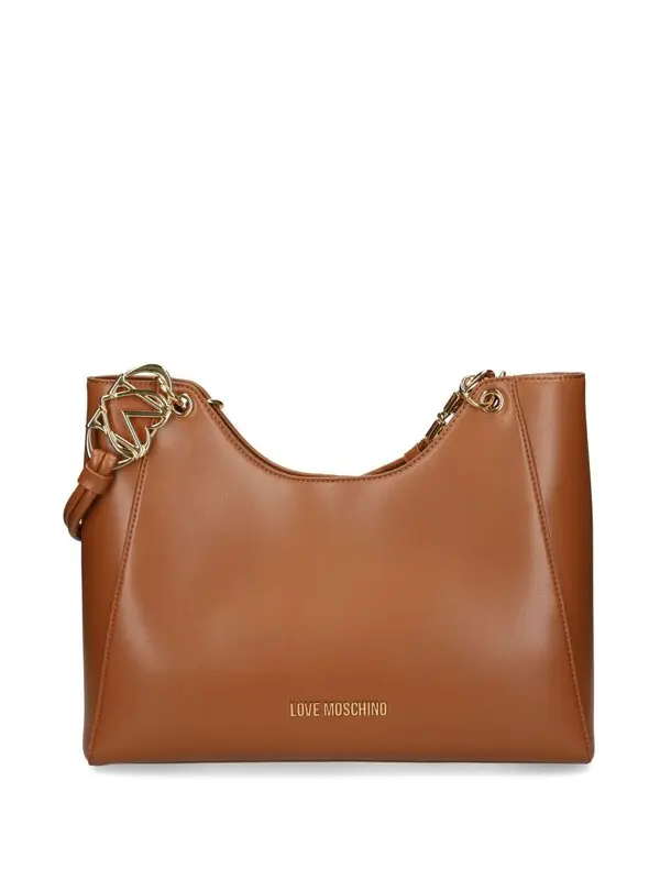 Moschino Jewel Tote Bag - Brown