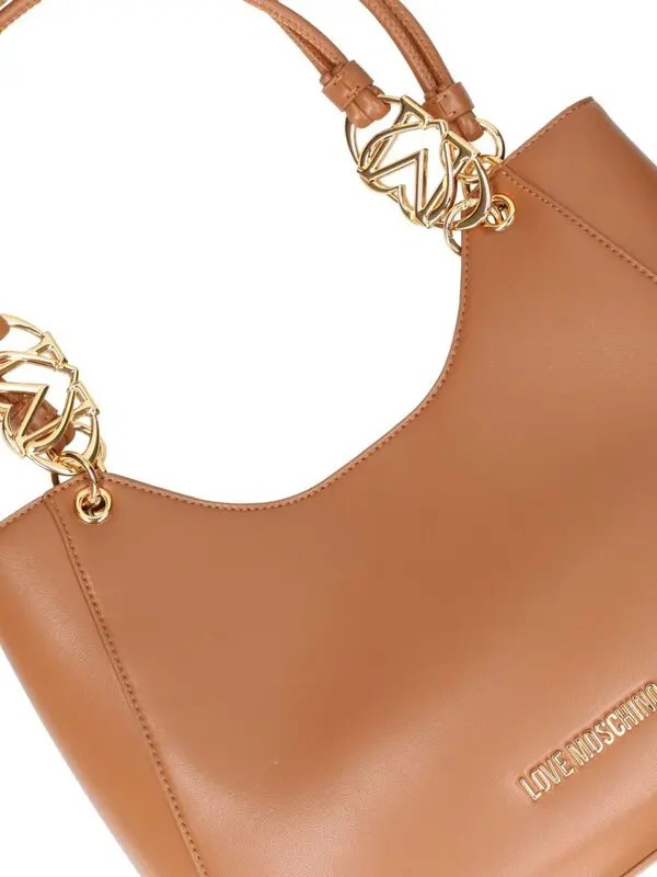 Moschino Jewel Tote Bag - Brown