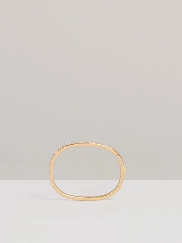 REISS Myles Hinged Crystal Cuff