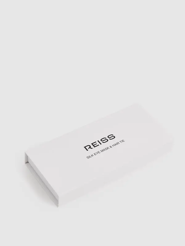 REISS Ellen Silk Eye Mask And Scrunchie Set