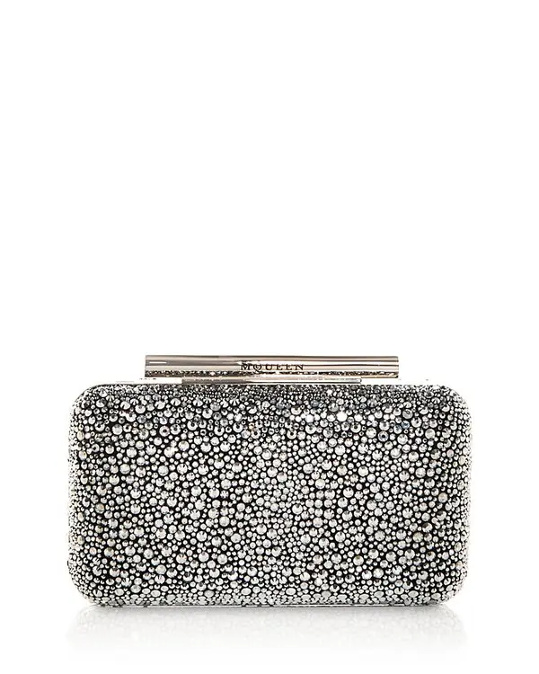 Alexander McQueen T-bar Embellished Box Clutch