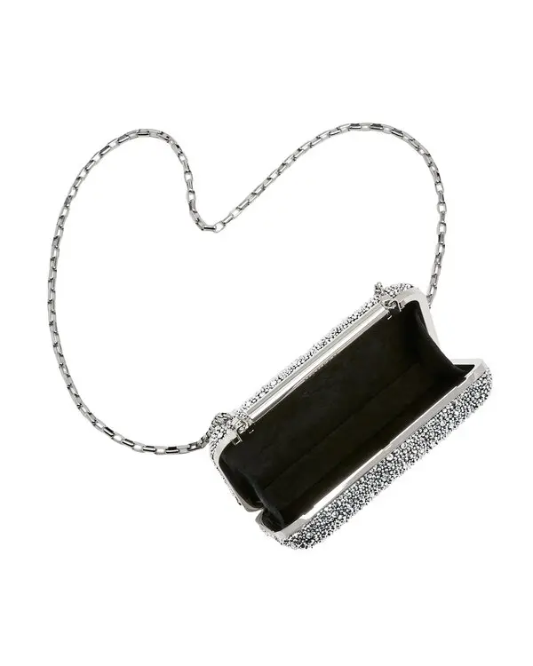 Alexander McQueen T-bar Embellished Box Clutch