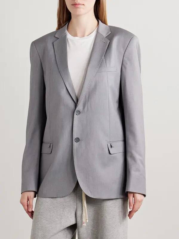 BETTTER Denicoat Convertible Wool-blend And Denim Coat