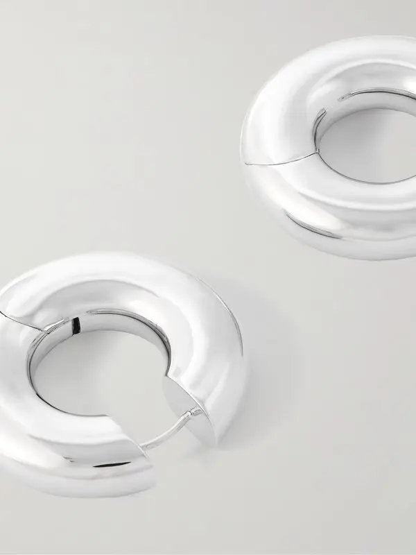 LAURA LOMBARDI Plated Hoop Earrings