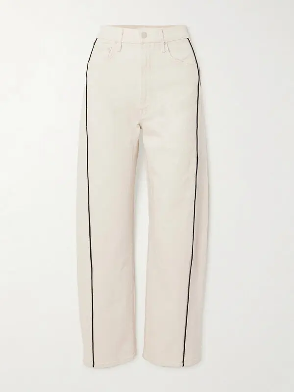 MOTHER The Half Pipe High-rise Barrel-leg Jeans