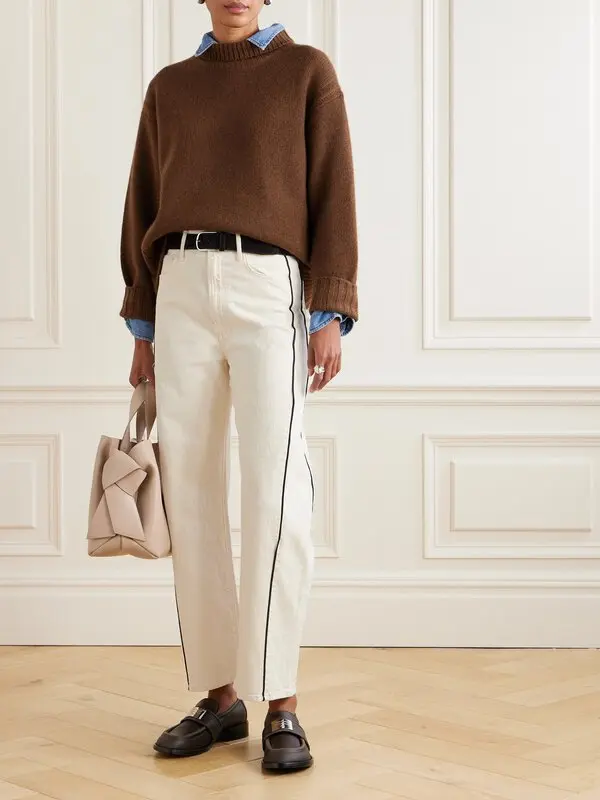 MOTHER The Half Pipe High-rise Barrel-leg Jeans
