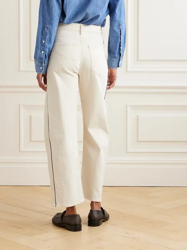 MOTHER The Half Pipe High-rise Barrel-leg Jeans