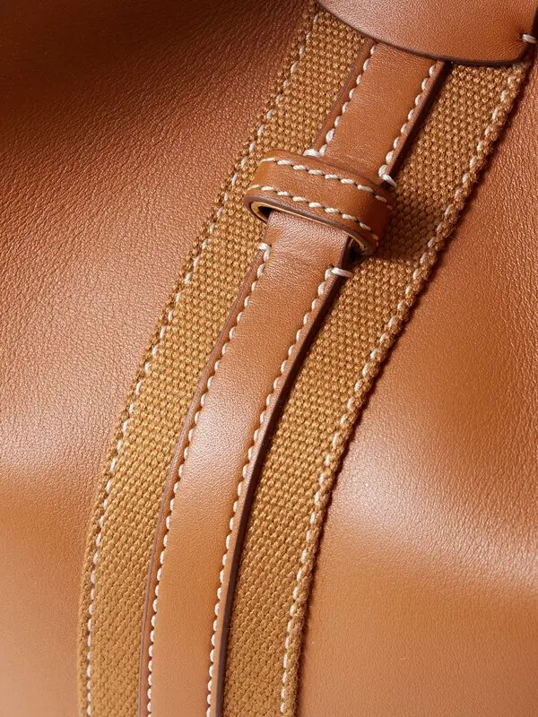 Loro Piana Bale Large Leather Bag - Brown