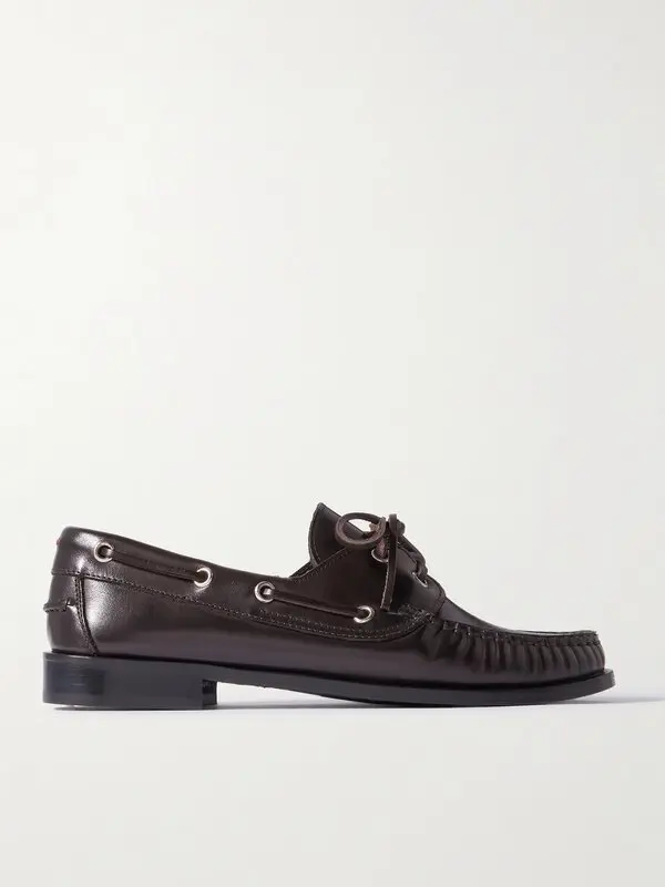AeydĒ Harris Leather Loafers - Brown