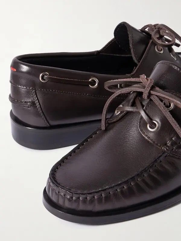 AeydĒ Harris Leather Loafers - Brown