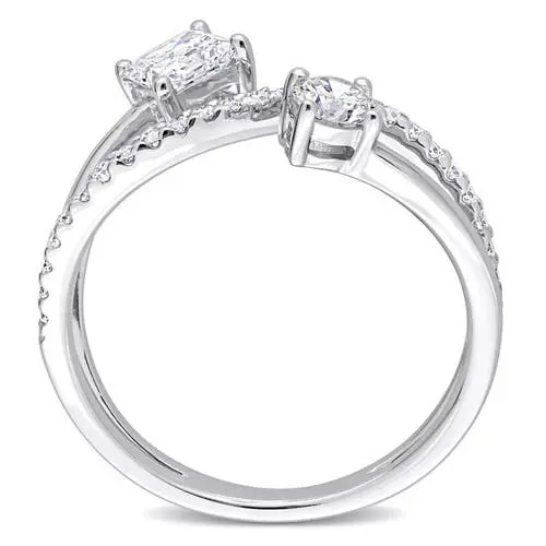 JULIANNA B. 14k Lab-grown Diamond Two-stone Ring