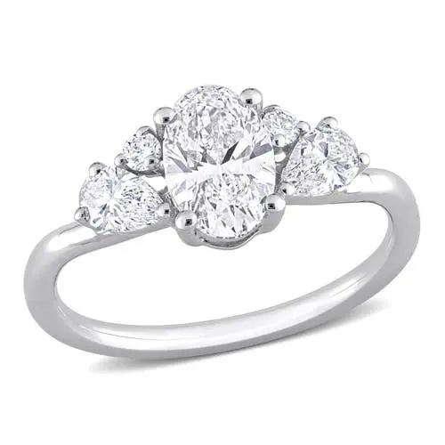 JULIANNA B. 14k Lab-grown Diamond Ring - White Gold