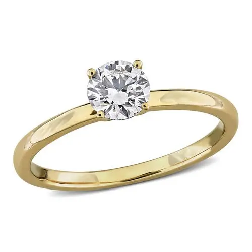 JULIANNA B. 14k Gold 1/2 Ctw Lab-grown Diamond Solitaire Ring - Yellow Gold