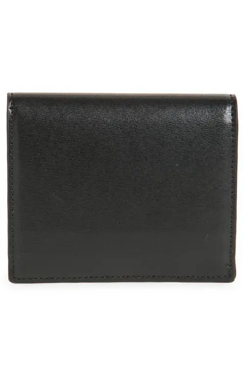 TOTEME T-lock Leather Card Holder - Black