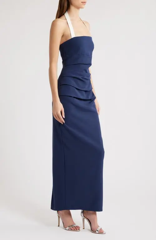 Lioness 1999 Halter Maxi Dress - Navy