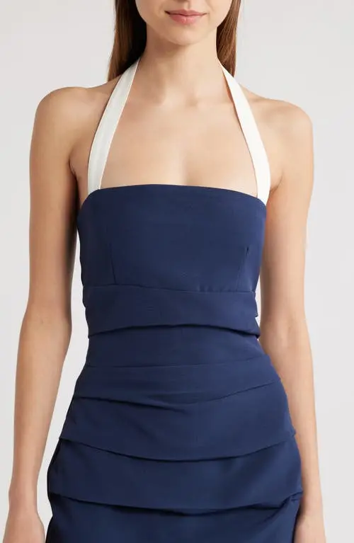 Lioness 1999 Halter Maxi Dress - Navy