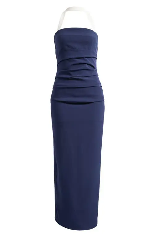 Lioness 1999 Halter Maxi Dress - Navy